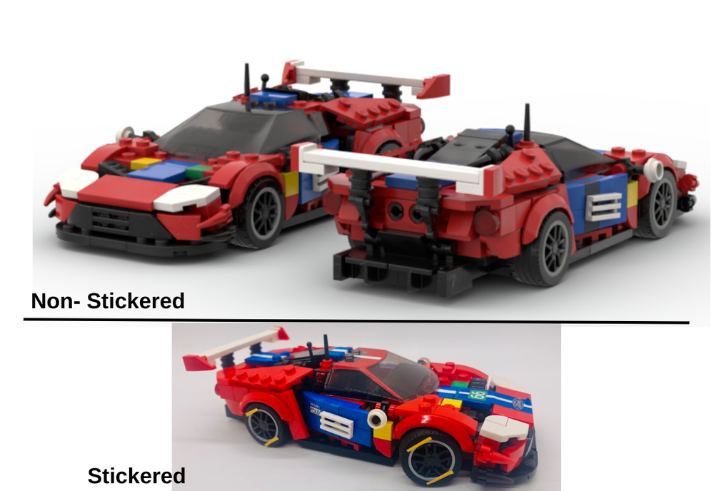 LEGO MOC Ford GT 2017 by BasicBuilder23 | Rebrickable - Build with LEGO