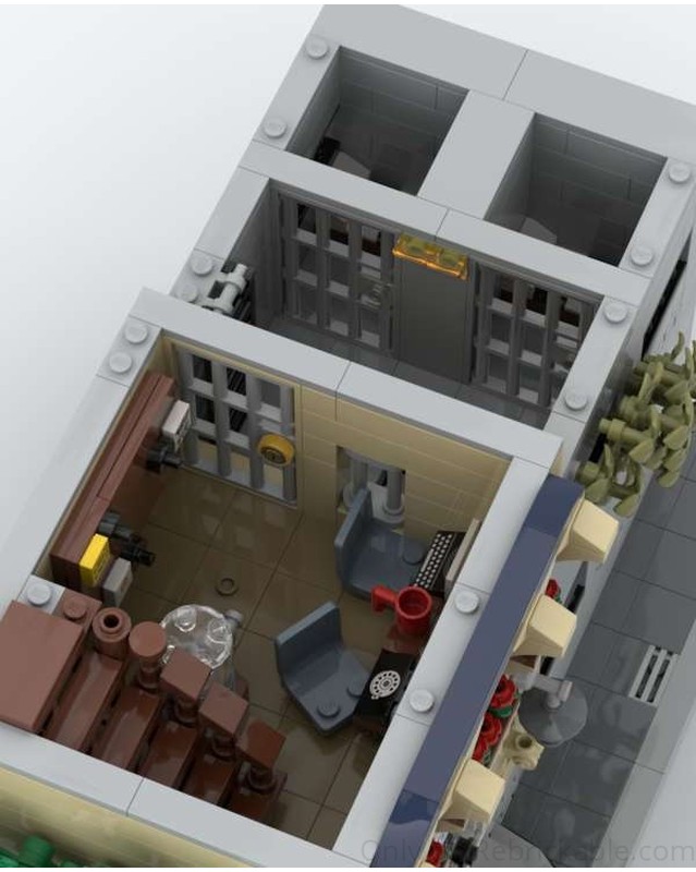 LEGO MOC Police Station by Imperial.Lego | Rebrickable - Build with LEGO