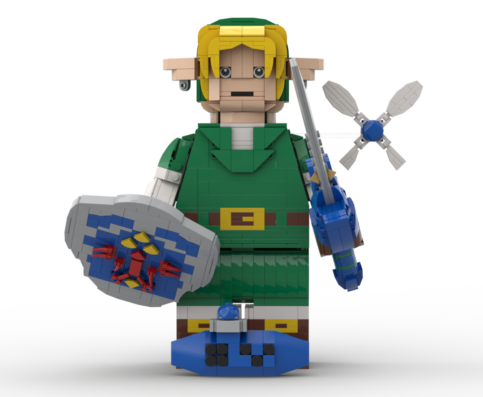 LEGO MOC The Legend of Zelda: Ocarina of Time - Link (Upscaled ...
