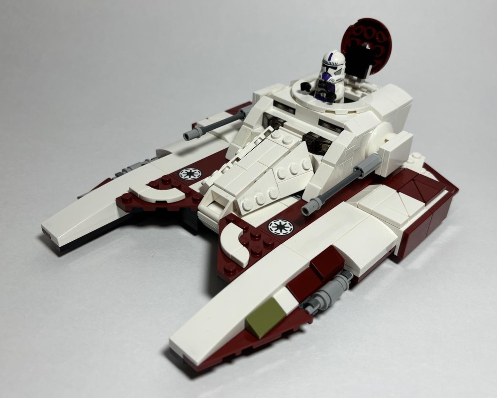 LEGO MOC Republic fighter tank by Garlic_BreadJJ | Rebrickable - Build ...