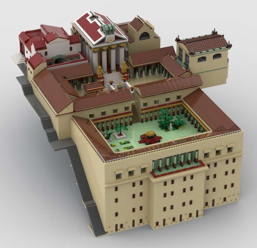 LEGO MOC House of Augustus and the Apollo Temple District by Tarant57 ...