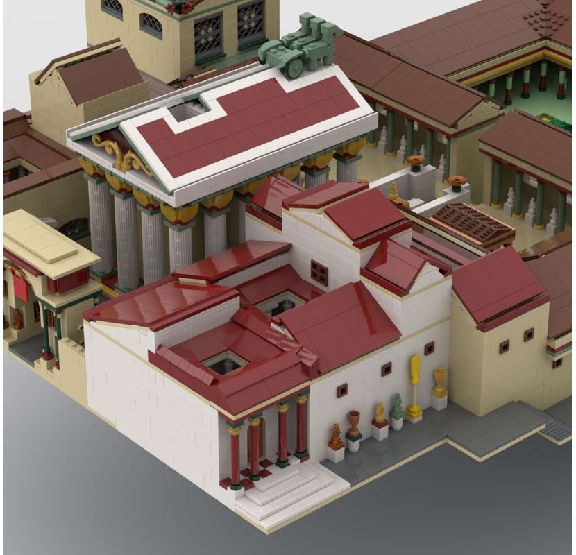 LEGO MOC House of Augustus and the Apollo Temple District by Tarant57 ...