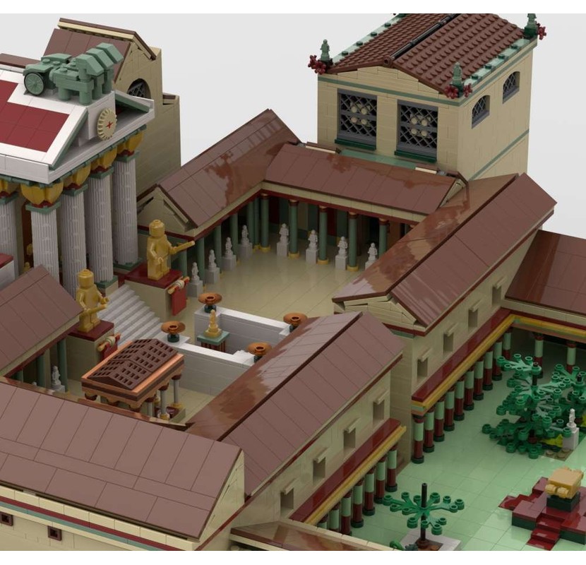 LEGO MOC House of Augustus and the Apollo Temple District by Tarant57 ...
