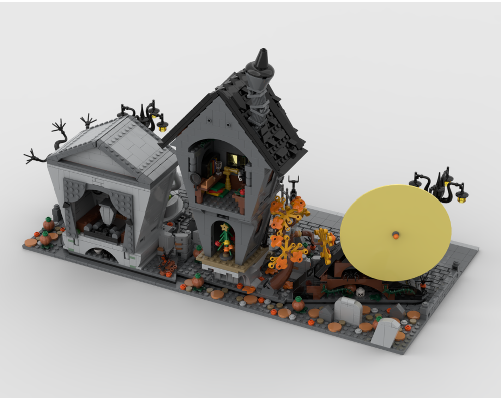 LEGO MOC Modular Display for set 21351 - Tim Burton's The Nightmare ...