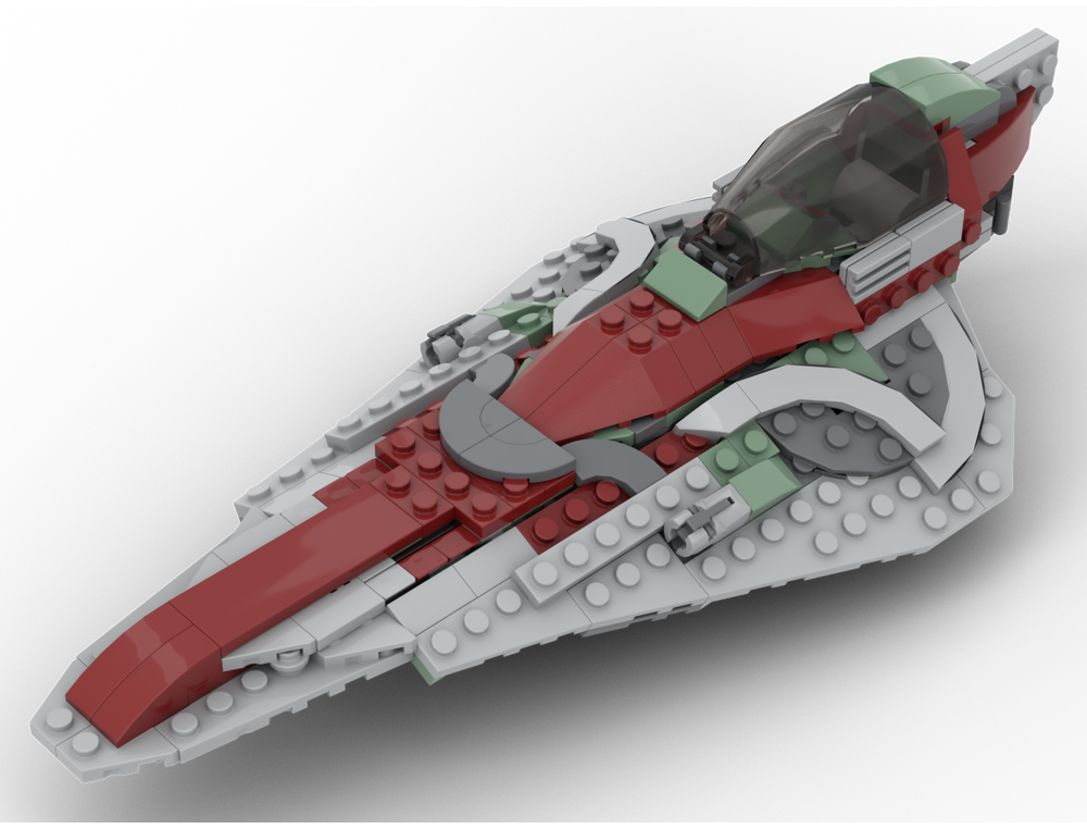 Lego Moc Bobas Delta 7 Alternate Build Of The Set 75312 1 The Slave