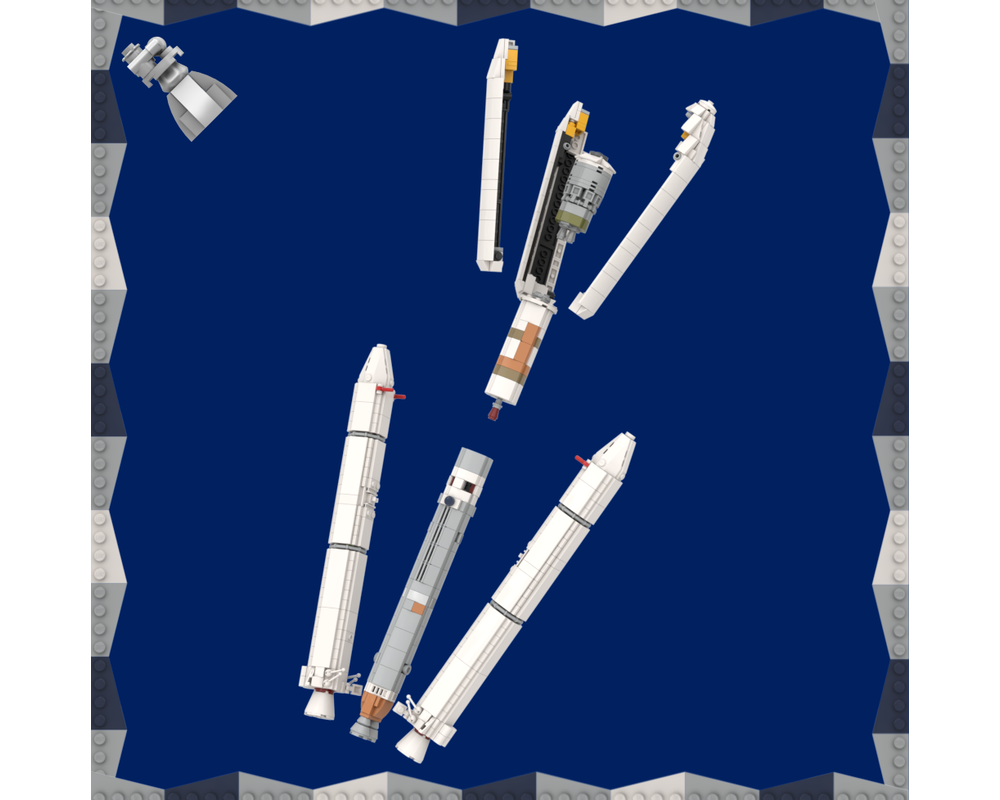LEGO MOC Titan IV Collection (IVA & IVB) (at 1:110 scale) by RAPTOR ...