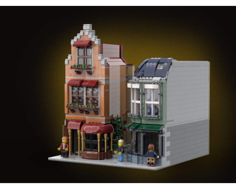 LEGO MOC Shopping street by CreatorExpert | Rebrickable - Build with LEGO