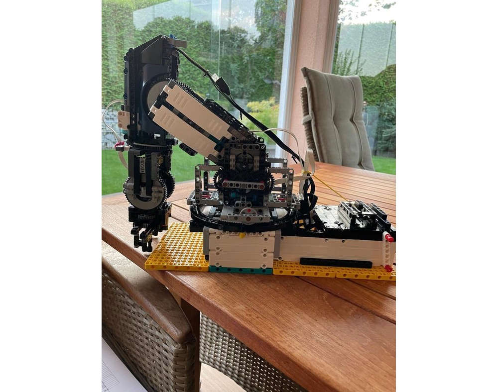 LEGO MOC 6-achsiger Roboterarm 3.0 mit 51515, 6 axis Robotarm with ...