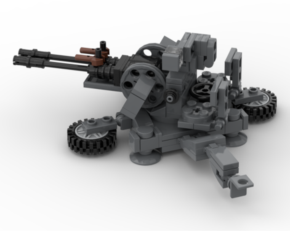 LEGO MOC Soviet ZU-23-2 MOC by Milosch | Rebrickable - Build with LEGO