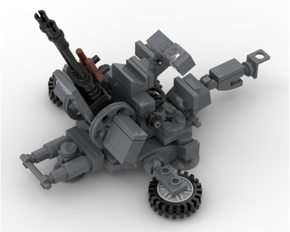 LEGO MOC Soviet ZU-23-2 MOC by Milosch | Rebrickable - Build with LEGO