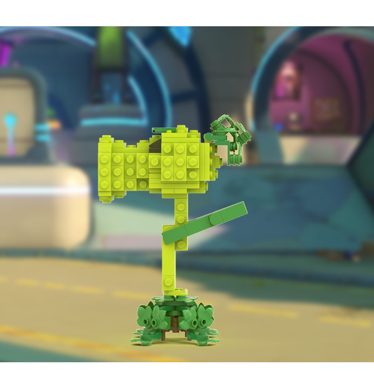 LEGO MOC PvZ Garden Warfare - Peashooter by legobičas | Rebrickable ...