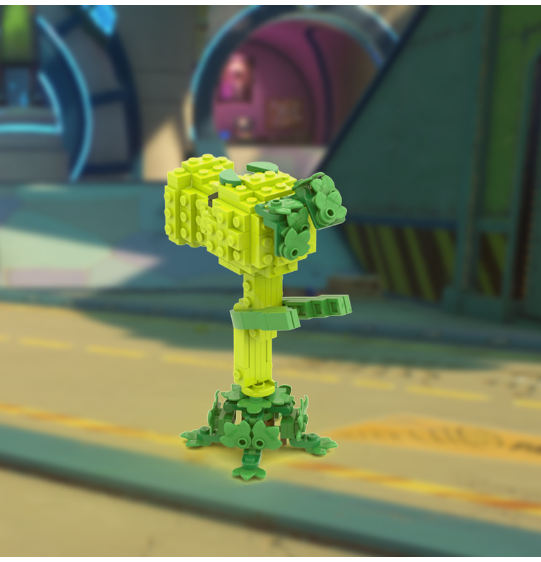 LEGO MOC PvZ Garden Warfare - Peashooter by legobičas | Rebrickable ...