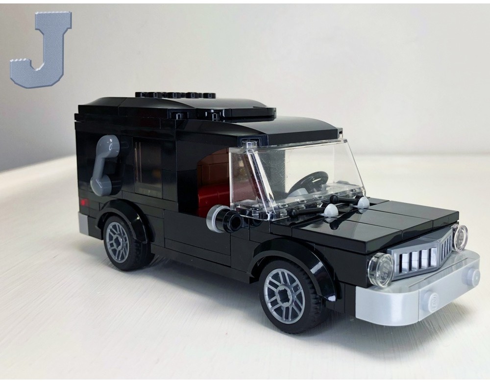 Lego Moc Hearse With Casket By Jaystepher Rebrickable Build With Lego