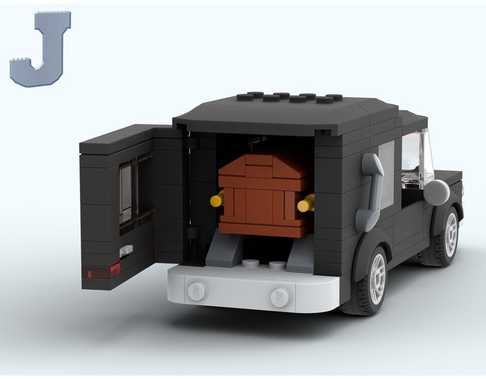 Lego Moc Hearse With Casket By Jaystepher Rebrickable Build With Lego