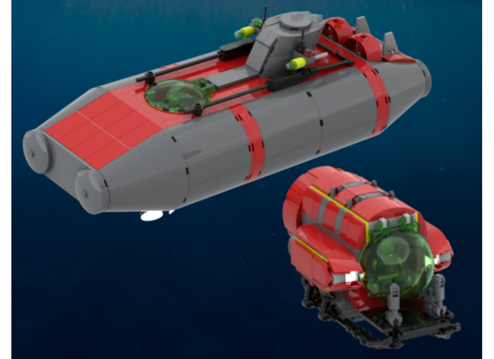 LEGO MOC Deep Sea Exploration Sub by Sawdust_Mocs | Rebrickable - Build ...