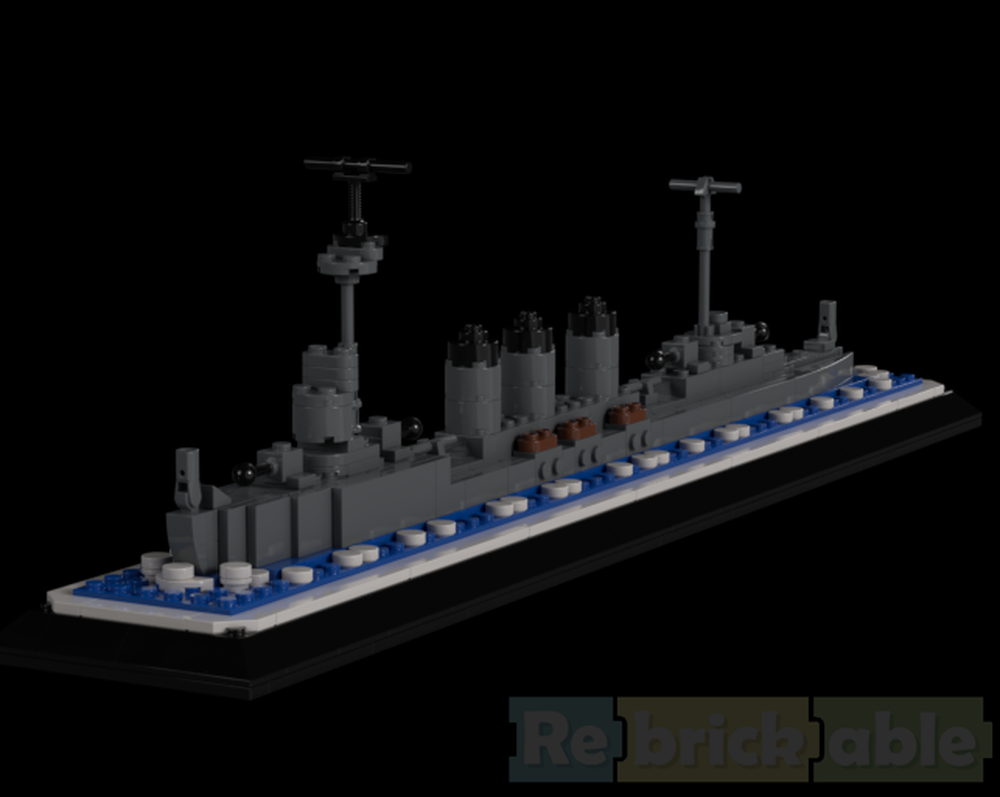 LEGO MOC IJN Tenryu by USS_ENTERPRISE | Rebrickable - Build with LEGO