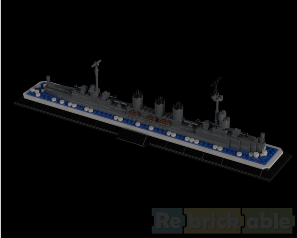 LEGO MOC IJN Tenryu by USS_ENTERPRISE | Rebrickable - Build with LEGO