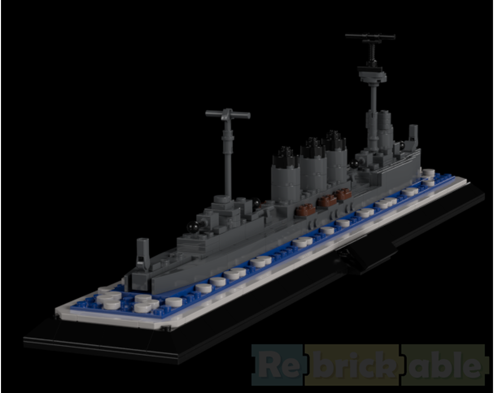 LEGO MOC IJN Tenryu by USS_ENTERPRISE | Rebrickable - Build with LEGO