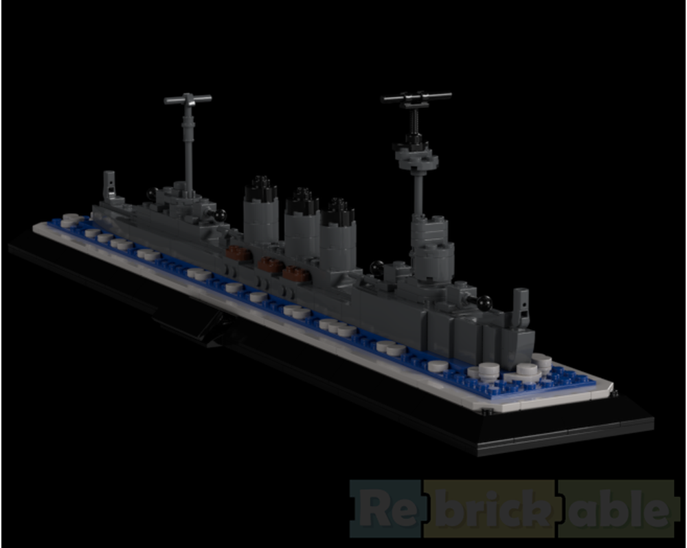 LEGO MOC IJN Tenryu by USS_ENTERPRISE | Rebrickable - Build with LEGO