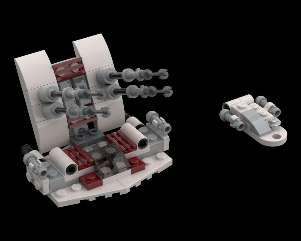 LEGO MOC 30654 Mobile Turbolaser Battery and Recon Speeder by Warmike ...