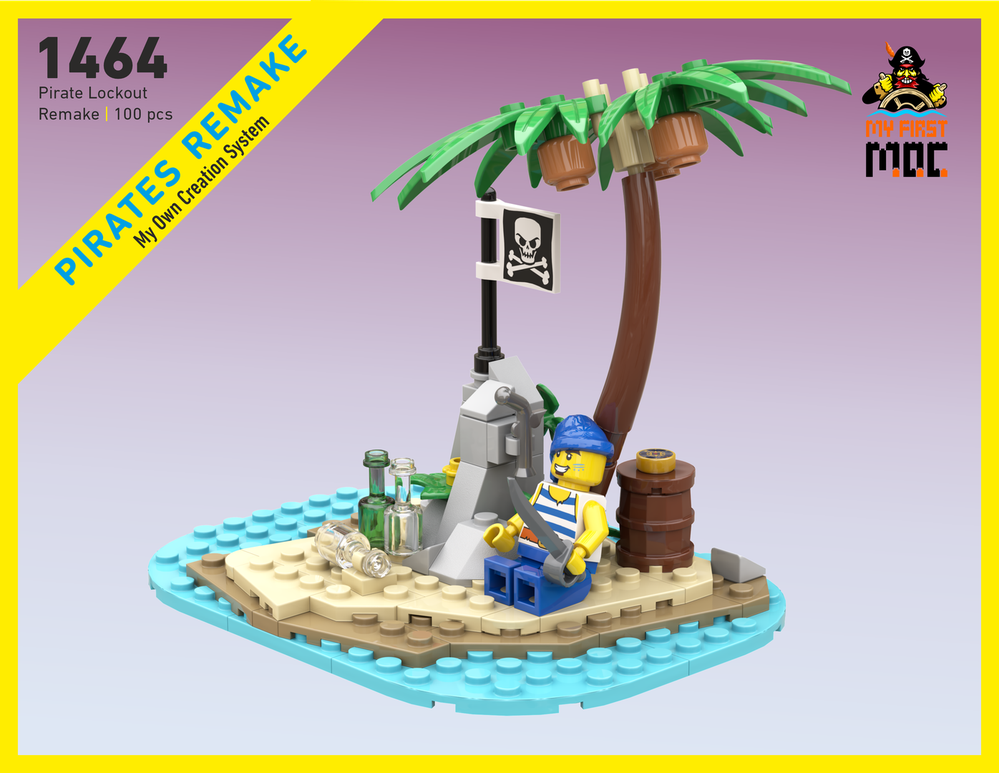 Lego Moc Pirate Lookout Remake By Myfirstmoc Rebrickable Build With