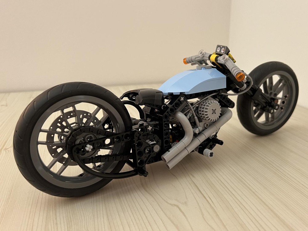 LEGO MOC Custom Chopper by s90sml | Rebrickable - Build with LEGO