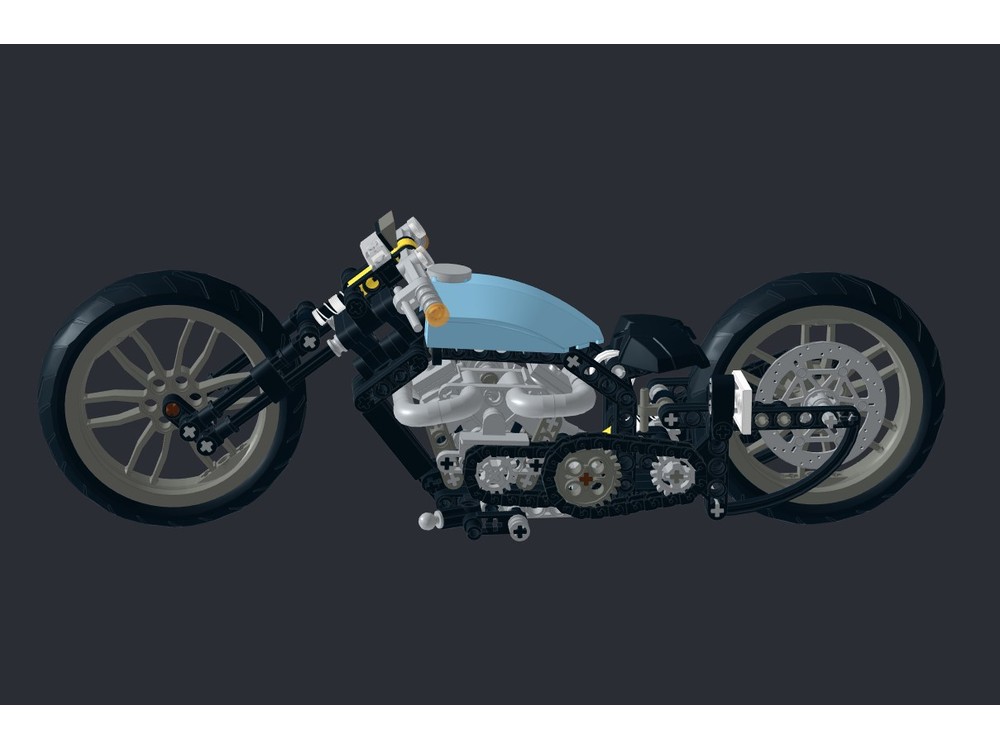 LEGO MOC Custom Chopper by s90sml | Rebrickable - Build with LEGO