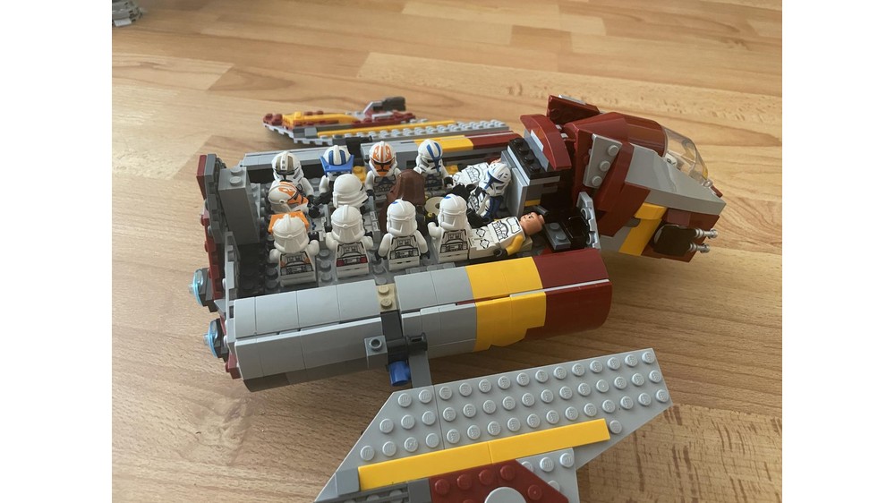 LEGO MOC Ahsoka Tano's Nu-Class Attack Shuttle - 75362 + 75364 ...