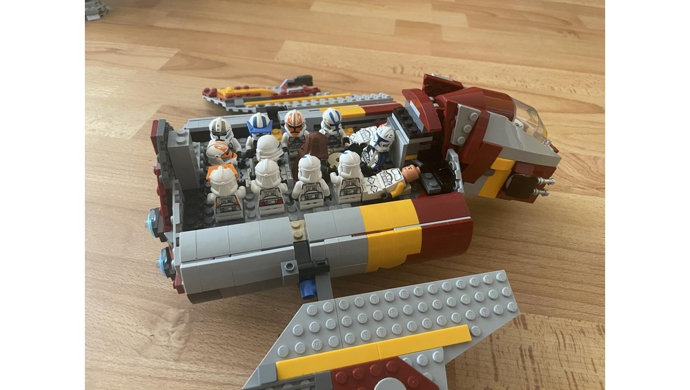 Lego Moc Ahsoka Tanos Nu Class Attack Shuttle 75362 75364