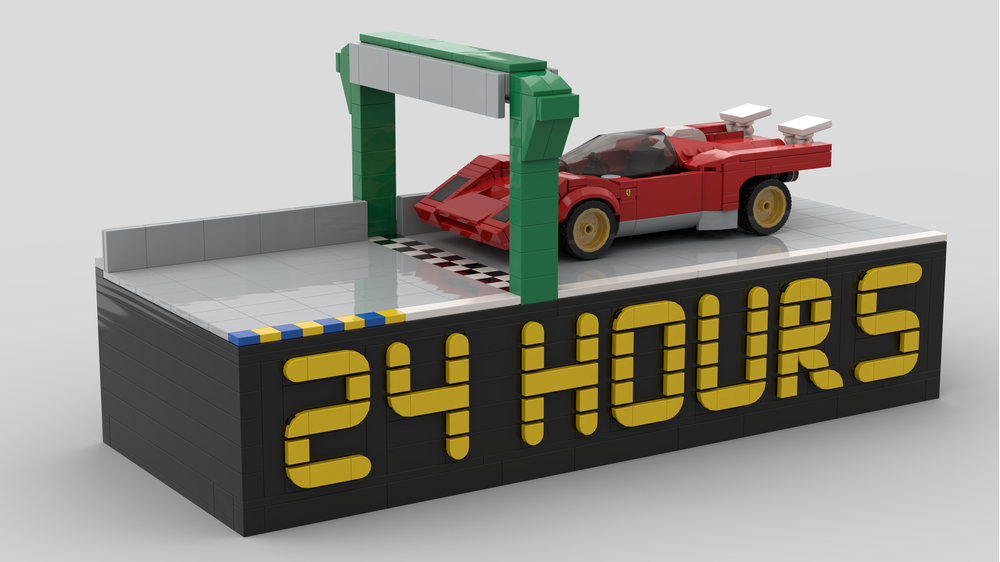 LEGO MOC Le Man Start LIne Dioram by Ki_13 | Rebrickable - Build with LEGO