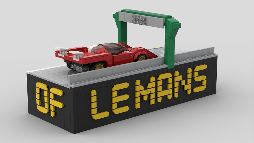 LEGO MOC Le Man Start LIne Dioram by Ki_13 | Rebrickable - Build with LEGO