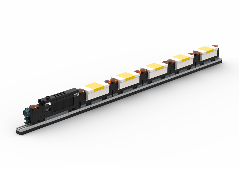 LEGO MOC Micro Nuclear Waste Transportation Train by The Bobby Brix ...
