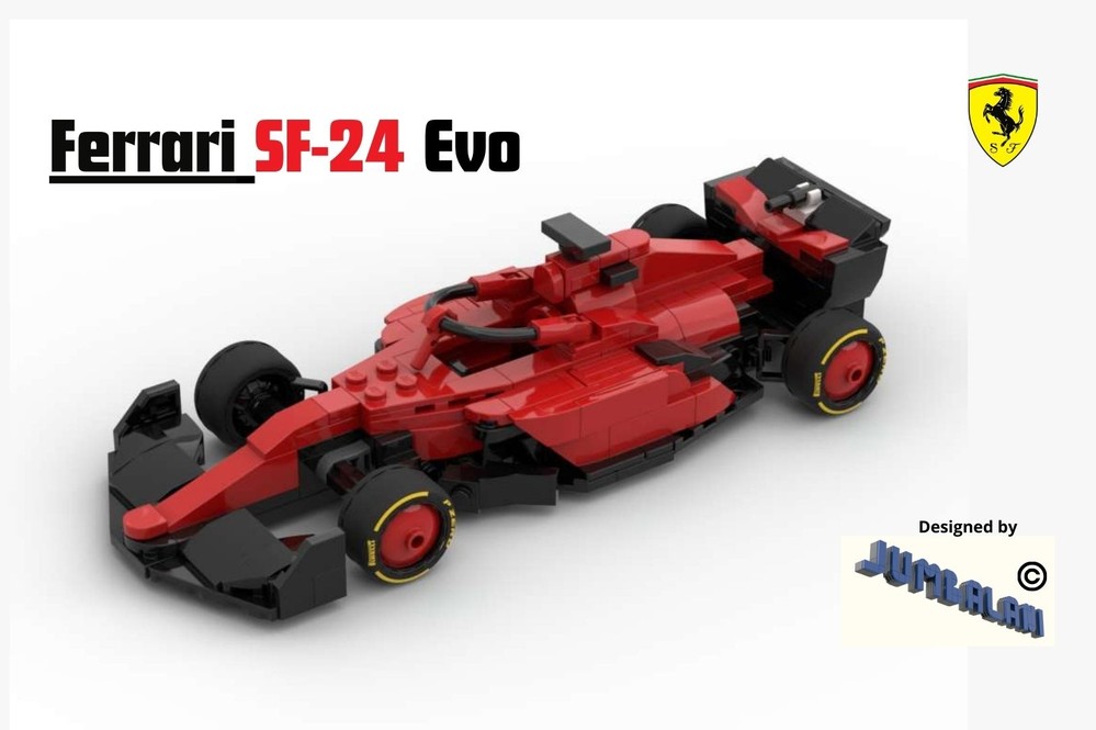 LEGO MOC LEGO Ferrari SF24 Evo MOC by Jumbalani_Moc_Designer ...