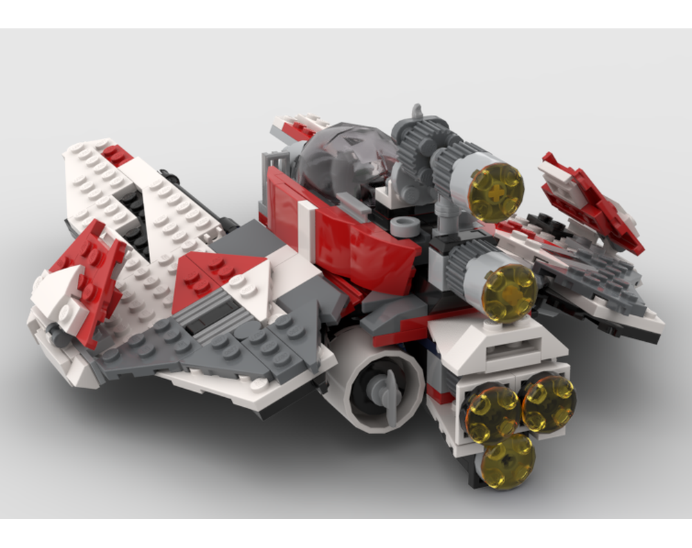 LEGO MOC Jedi Bob's Eta-2 Actis2-class light modded interceptor by ...