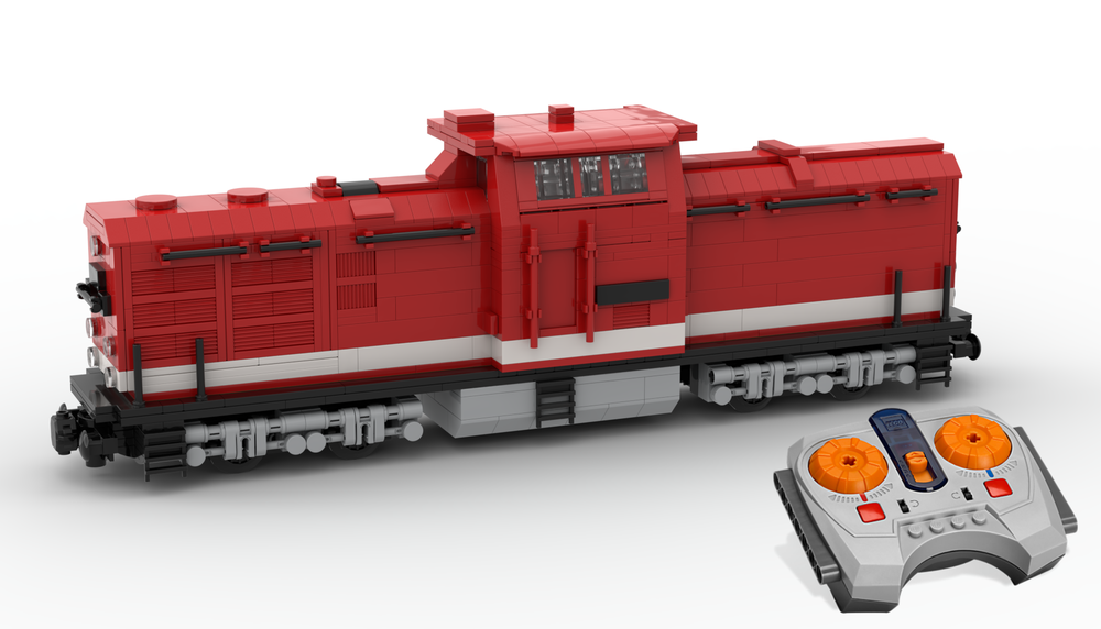 LEGO MOC Diesel locomotive - RC - BR 110 by Mimi68 | Rebrickable - Build with LEGO