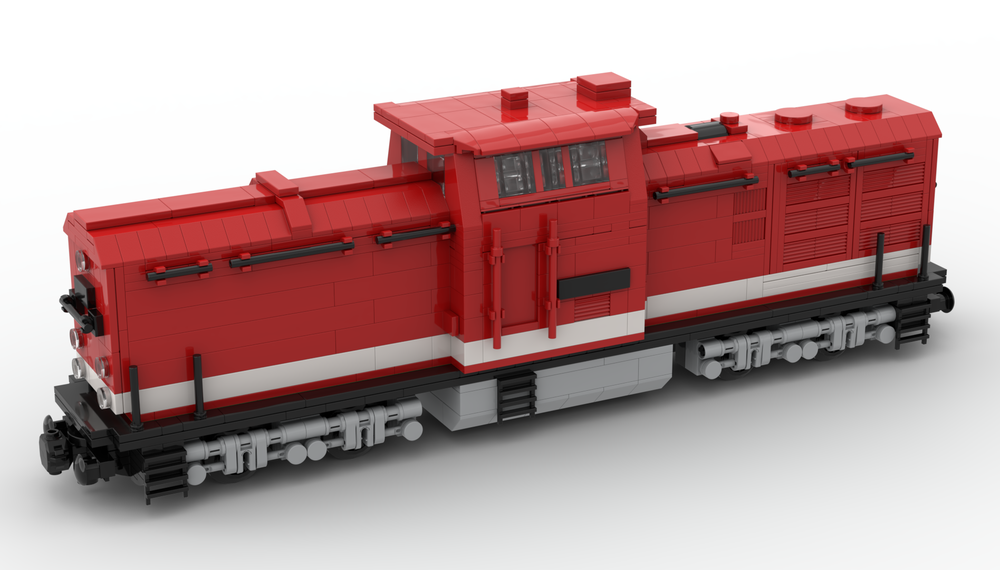 LEGO MOC Diesel locomotive - RC - BR 110 by Mimi68 | Rebrickable - Build with LEGO