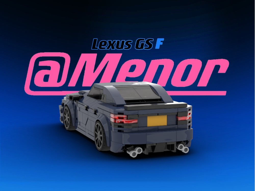 LEGO MOC Lexus GS F-Sport Dark Blue by Menor | Rebrickable - Build with ...