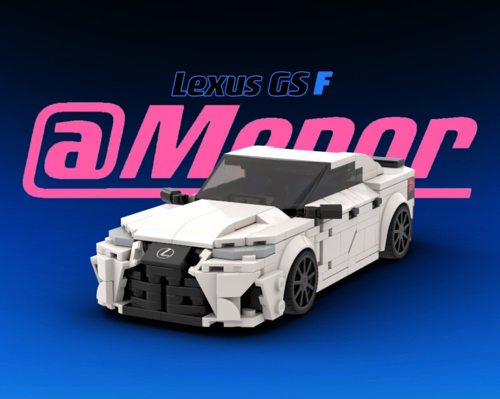 LEGO MOC Lexus GS F-Sport White by Menor | Rebrickable - Build with LEGO