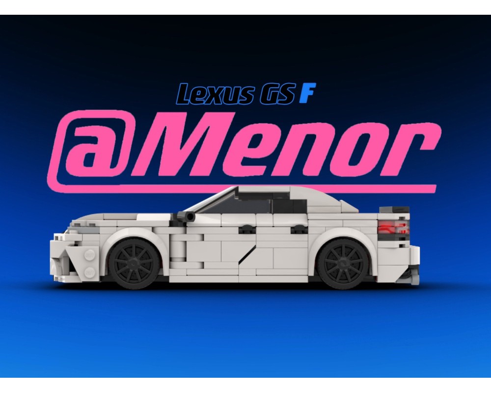 LEGO MOC Lexus GS F-Sport White by Menor | Rebrickable - Build with LEGO