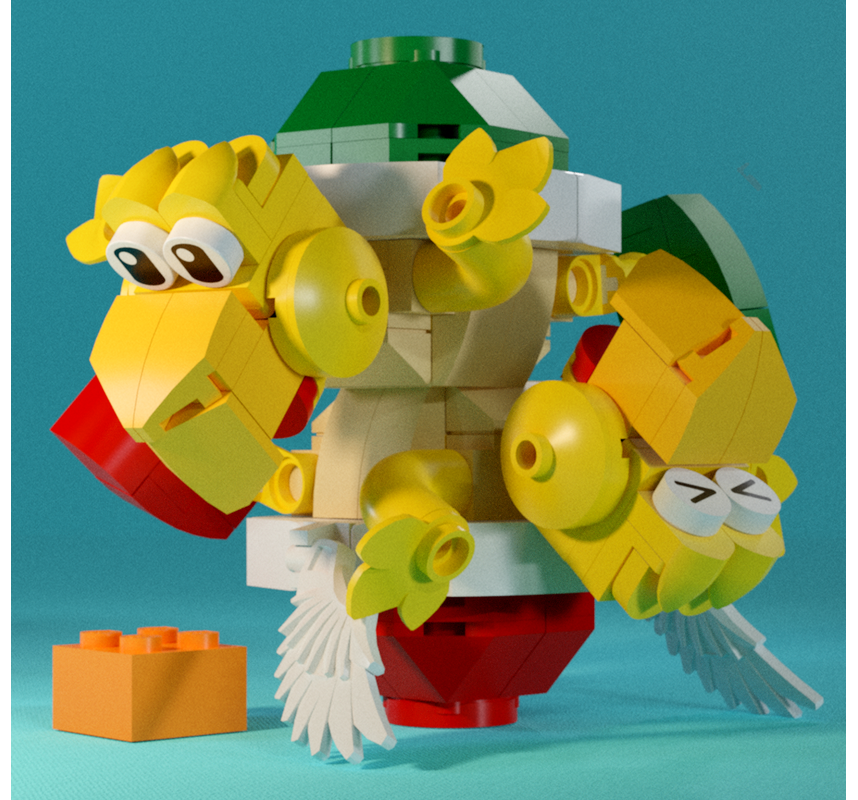 LEGO MOC Koopa Troopa by jheewee | Rebrickable - Build with LEGO