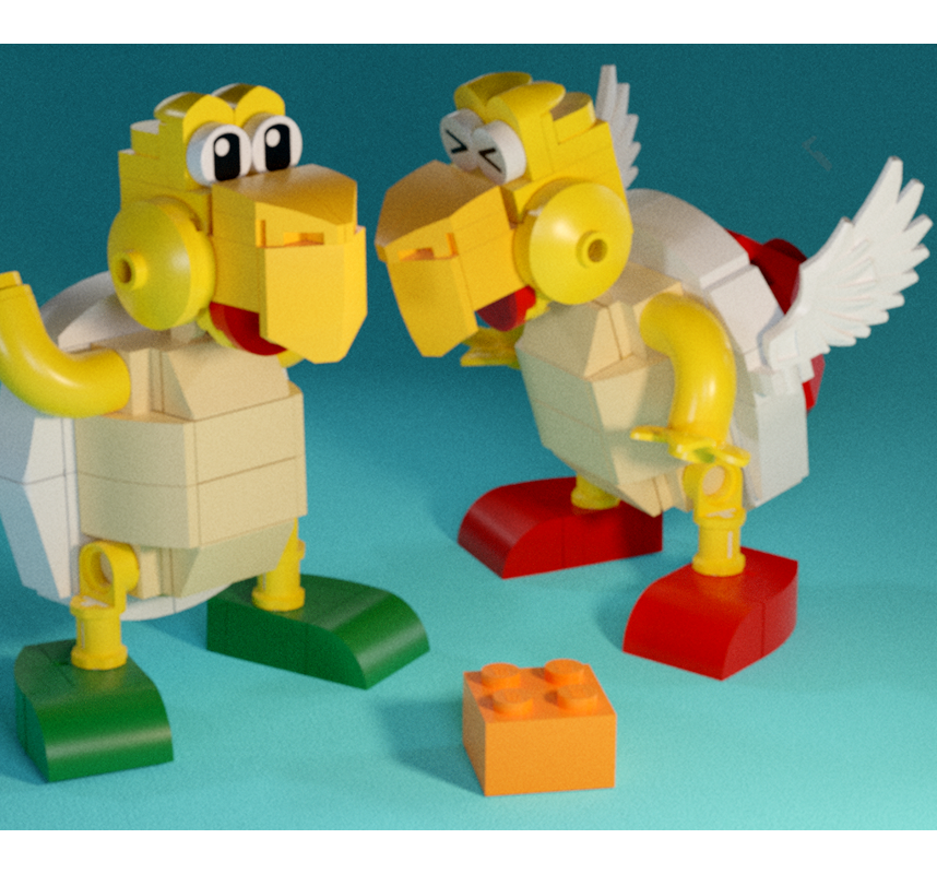 LEGO MOC Koopa Troopa by jheewee | Rebrickable - Build with LEGO