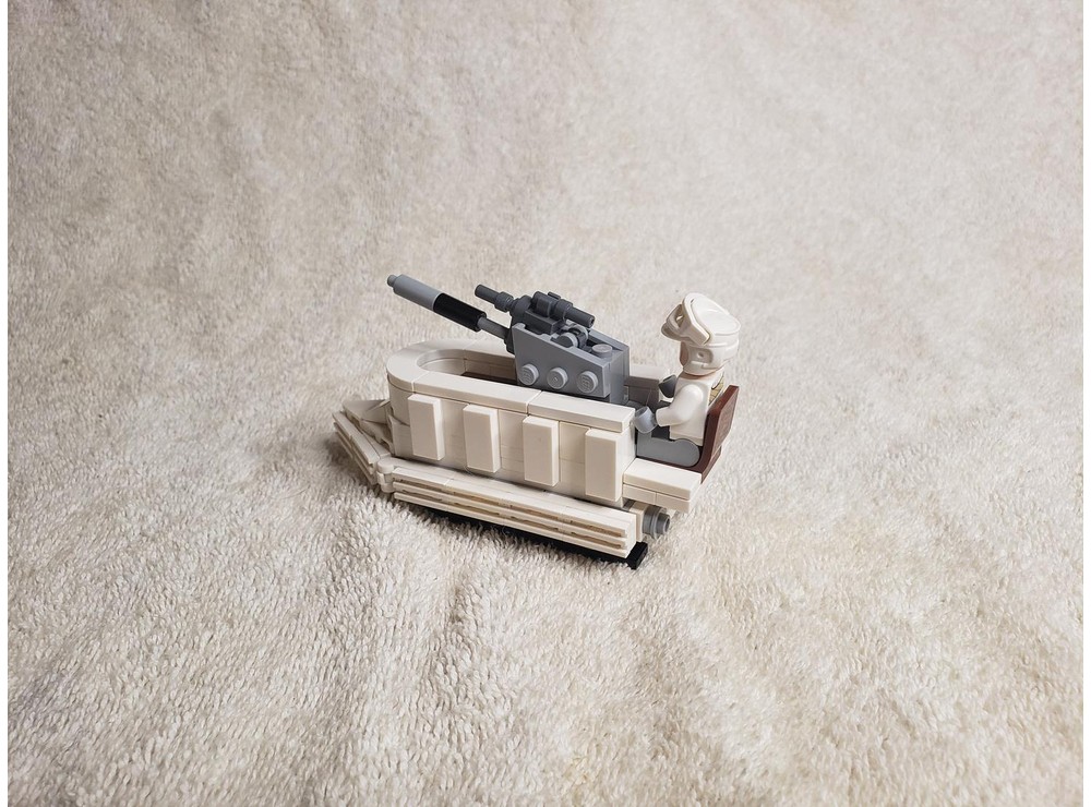 Lego Moc Rebel Cannon Sled Minifig Scale By Bricksota Rebrickable
