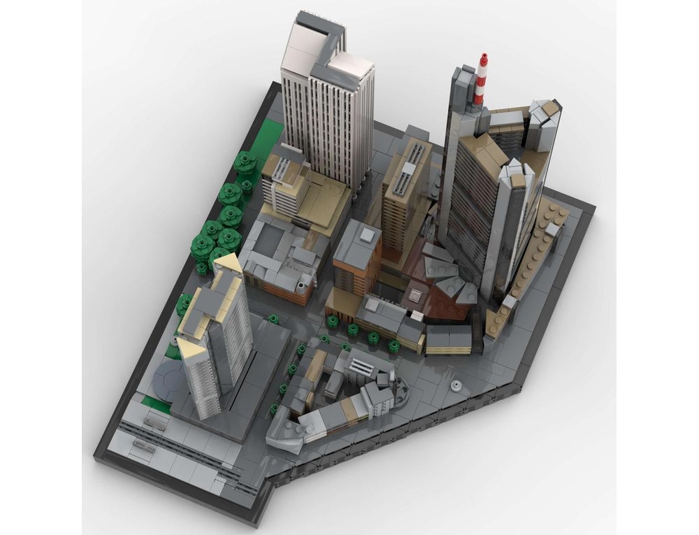 LEGO MOC Frankfurt Neue Mainzer Straße skyscrapers part 2 by tralux21 ...