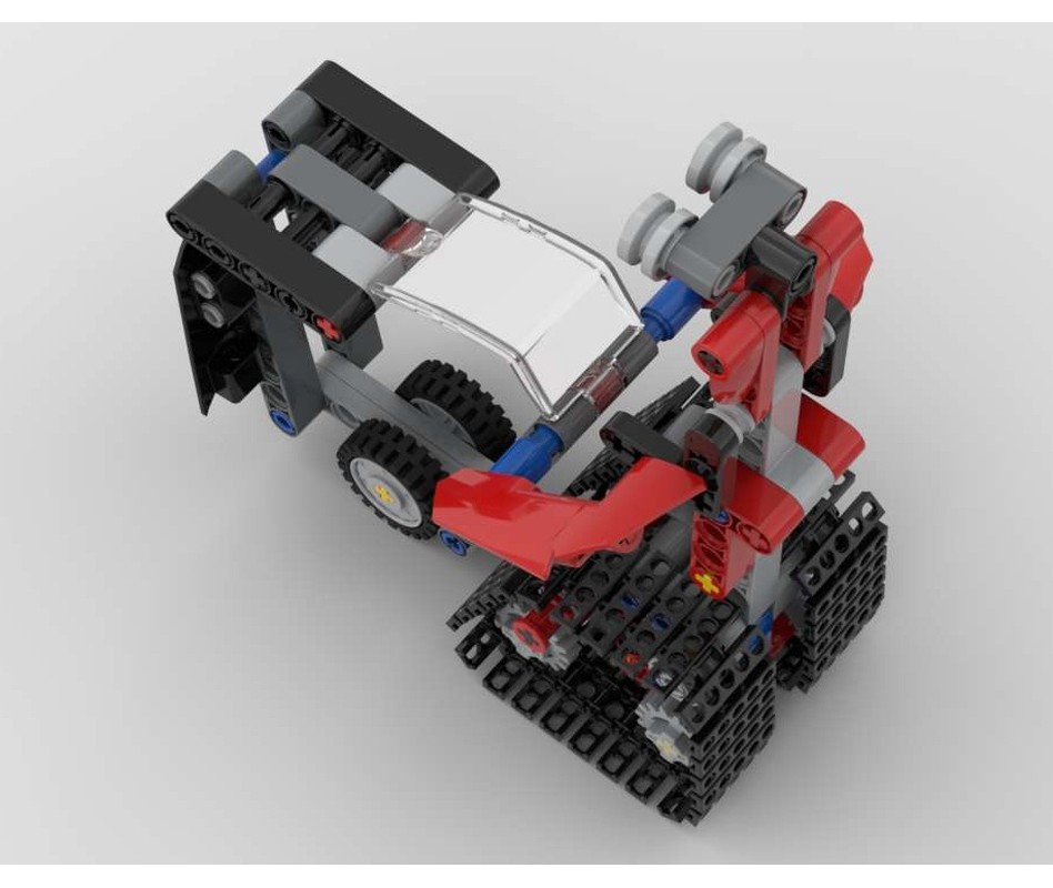 LEGO MOC Robot Waiter 42148 Alternative by ErikGS | Rebrickable - Build ...