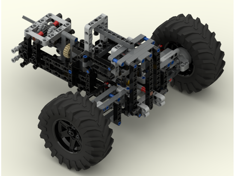 Lego Moc Front Axle For Offroaders By Technicrcgarage Rebrickable