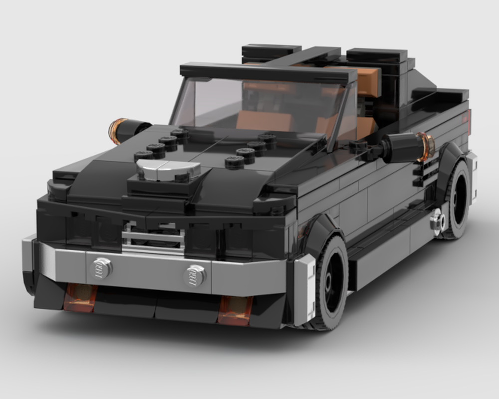LEGO MOC 80s Agent Car by aVimes | Rebrickable - Build with LEGO