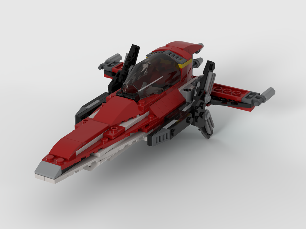 LEGO MOC Arwing (Star Fox 64) by Welsh Dynasty Builds | Rebrickable ...