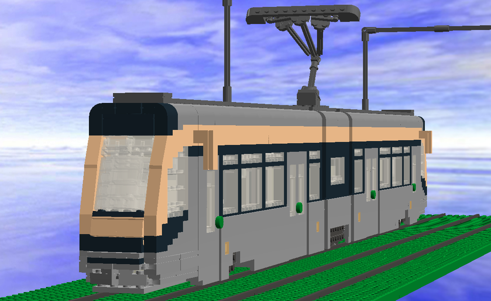 LEGO MOC tram 2000 STIB by johizy360 | Rebrickable - Build with LEGO