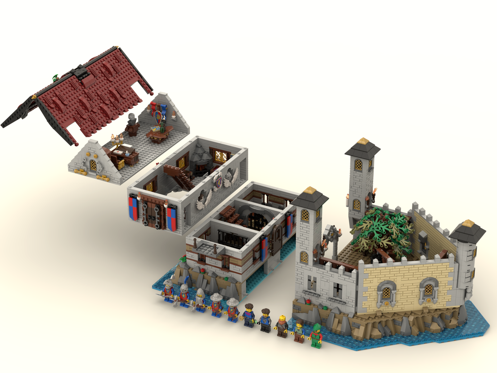 LEGO MOC-194866 Medieval Prison by LegoBricking | Rebrickable - Build ...