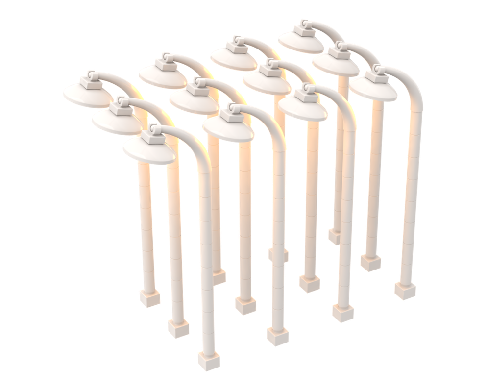 LEGO MOC City Street Lights 2 (x12) by OrchardBuilds | Rebrickable ...